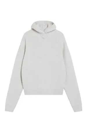 LEMAIRE Hooded Alpaca-wool Blend Sweater - Beige