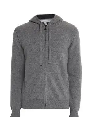 Neiman Marcus Cashmere Full-zip Hoodie - 060mgry