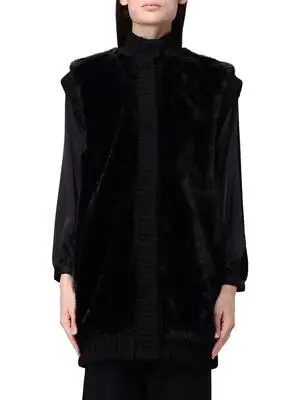 Pinko Fur Coat Black