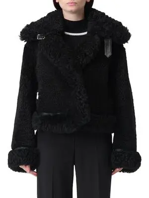 DONDUP Fur Coat - Black