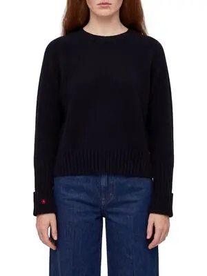 Tory Burch Wool Crewneck Jumper - Black