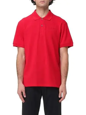 Alexander McQueen Polo Shirt Men Red