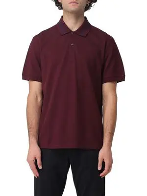 Alexander McQueen Polo Shirt Men Burgundy