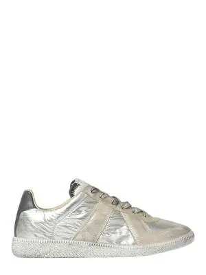 MAISON MARGIELA Lace-up Sneakers - Silver