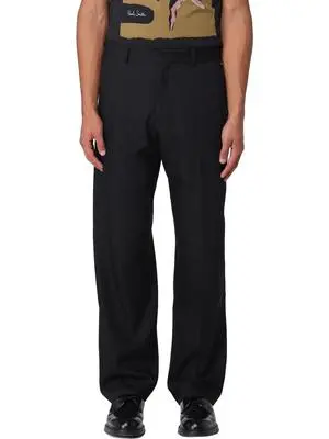 Paul Smith Wide Leg Trousers - Black