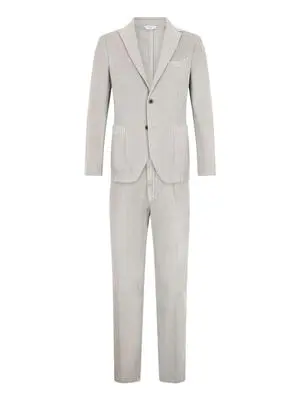 Boglioli Cotton Single-breasted Suit - Grey