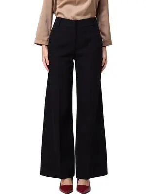 HANITA Wide Leg Trousers - Black