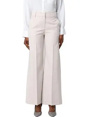 HANITA Wide Leg Trousers - Cream
