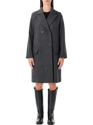 A.p.c. Coat - Charcoal