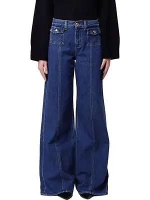 7 For All Mankind Wide Leg Jeans - Blue