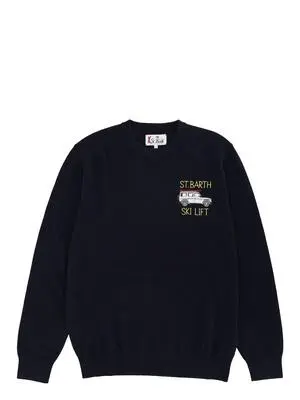 MC2 SAINT BARTH Pullover Sweater - Blue 3