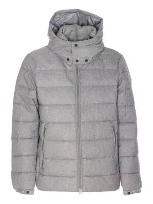 SAVE THE DUCK Padded Zip-up Jacket With Removable Hood - Grey