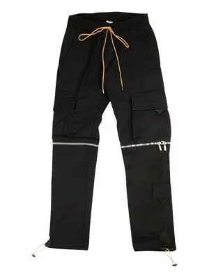 Rhude Zip Cargo Pants - Black