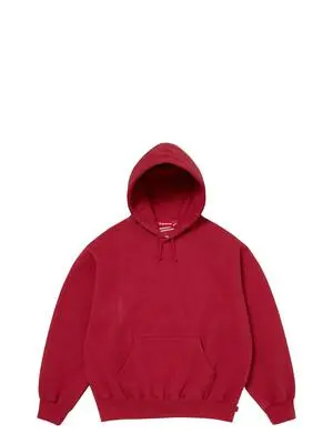 Supreme Satin Appliqué Hooded Sweatshirt - Red