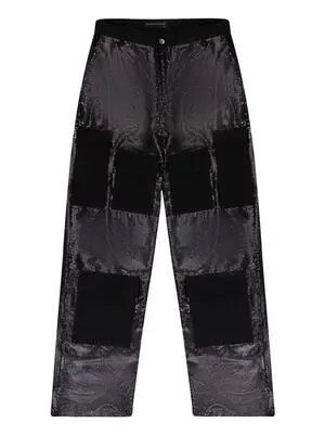 WHO DECIDES WAR BY EV BRAVADO Sequin Pocket Trousers - Black