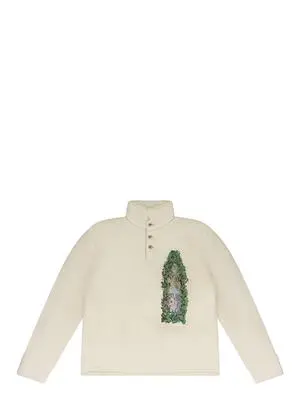WHO DECIDES WAR BY EV BRAVADO Puffed Rugby Button-down Shirt - Cream