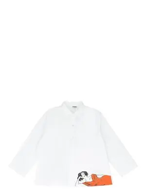 HOUSE OF ERRORS Poplin Button-down Shirt - White