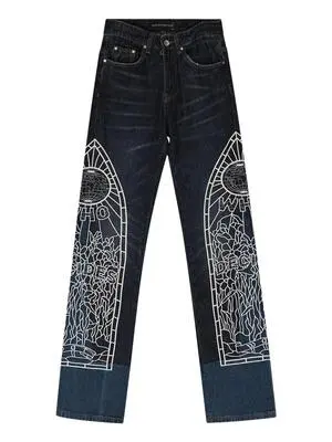 WHO DECIDES WAR BY EV BRAVADO Cowboy Straight Fit Jeans - Blue