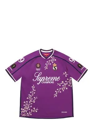 Supreme Floral Soccer Jersey - Purple