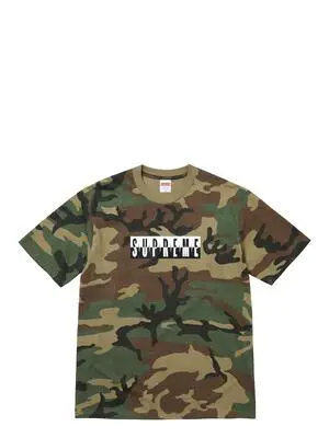 Supreme Split Tee Woodland Camo - Green
