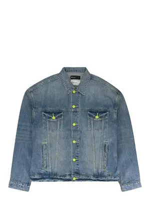 PURPLE BRAND Vintage Washed Denim Jacket - Blue