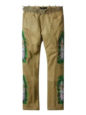 WHO DECIDES WAR BY EV BRAVADO Garden Glass Thorned Pant - Tan