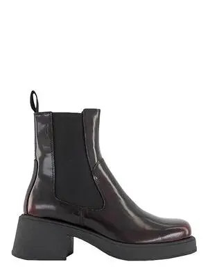 VAGABOND SHOEMAKERS Dorah Leather Chelsea Boots - Dark Bordo