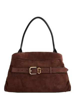 Marc Jacobs Dakota Suede Satchel - Dark Brown