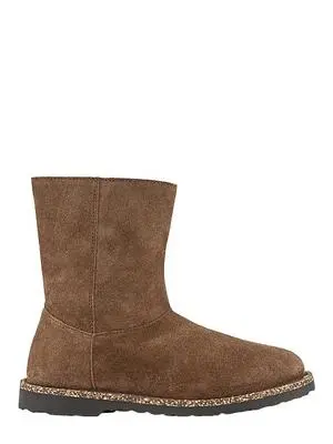 BIRKENSTOCK Uppsala Shearling Suede Boots - Dark Tea
