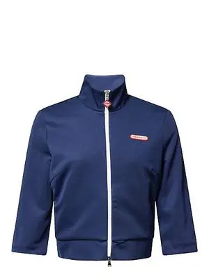 Casablanca Tricot High-neck Woven Track Jacket - Blue