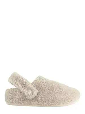 CROCS Cozzzy Faux-shearling Slippers - Stucco