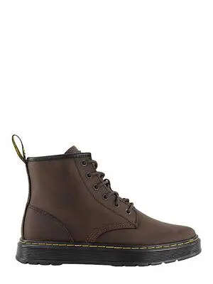 Dr. Martens Brookline Chukka 6-eye Leather Boots - Dark Brown Crazy Horse