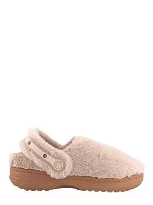 CROCS Classic Faux-fur Clogs - Quartz