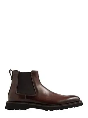 Berluti Alessio Leather Lug-sole Chelsea Boots - Marrone Intenso