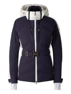 Bogner Kira Quilted Jacket - Navy Blue/white