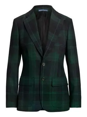 Polo Ralph Lauren Check-pattern Wool Blazer - Blue