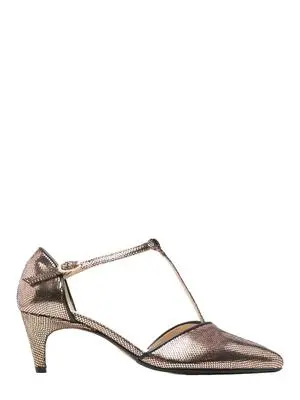 L ARIANNA Leather Heeled Pumps - Neutrals