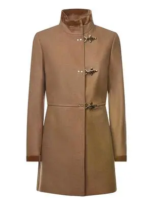 FAY Double-breasted Toggle Coat - Neutrals
