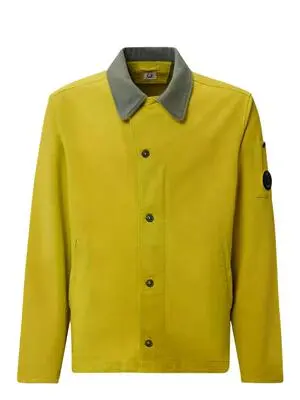 C.P. COMPANY Lens-detail Two-tone Overshirt - Yellow