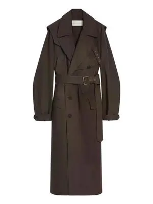 Dries Van Noten Double-breasted Trench Coat - Brown