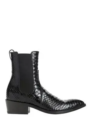 TOM FORD Leather Chelsea Boots - Black