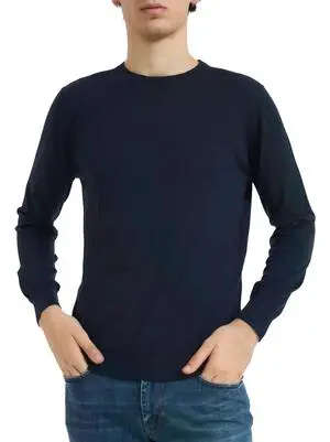 KANGRA Long-sleeve Sweater - Blue