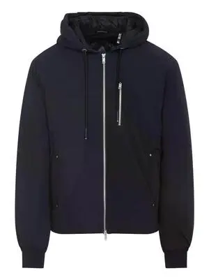 Moose Knuckles Hooded Zip Jacket - Blue