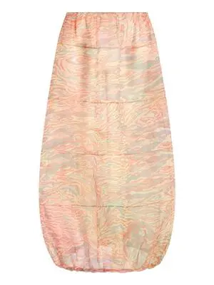 Giorgio Armani Patterned Midi Skirt - Neutrals