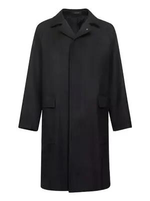 Tagliatore Long-sleeved Coat - Black