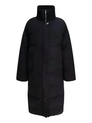 Max Mara Funnel-neck Casarsa Coat - Black