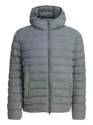 Herno Hooded Padded Jacket Grey