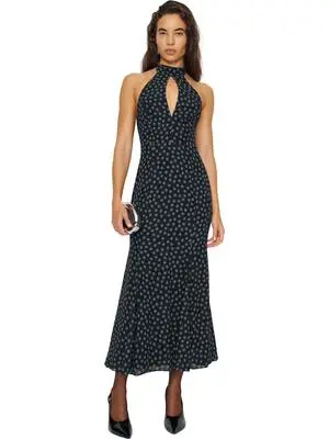 REFORMATION Noele Maxi Dress - Black