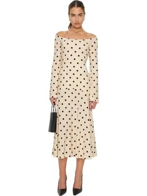 Reformation Dana Knit Dress In Red - 30% Off | Editorialist