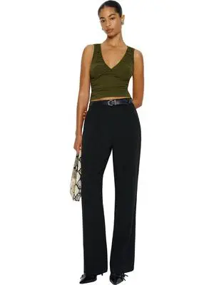 REFORMATION Marlene Knit Top - Green
